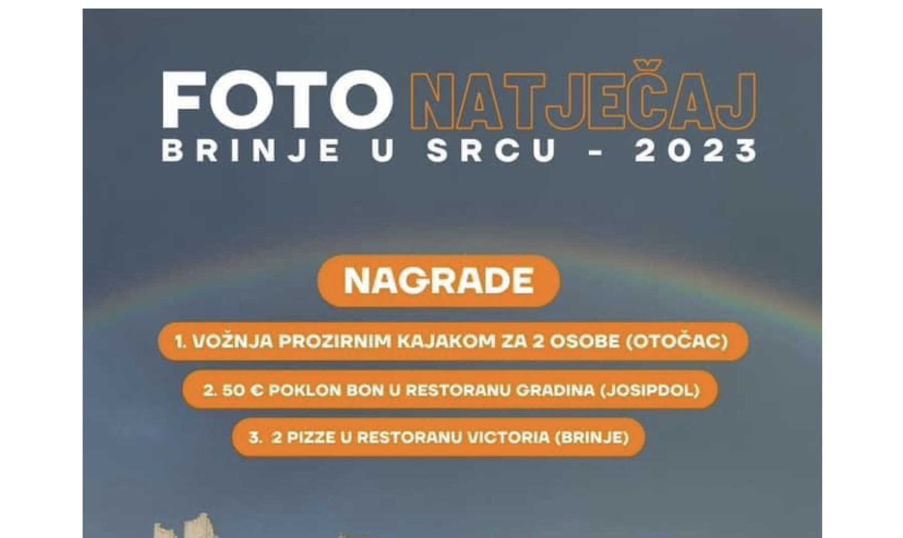 OPĆINA BRINJE: Foto natječaj “Brinje u srcu - 2023.” - Službeni Portal ...