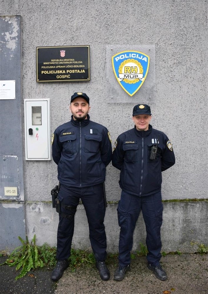 Policijski službenici Policijske postaje Gospić su brzom reakcijom ...